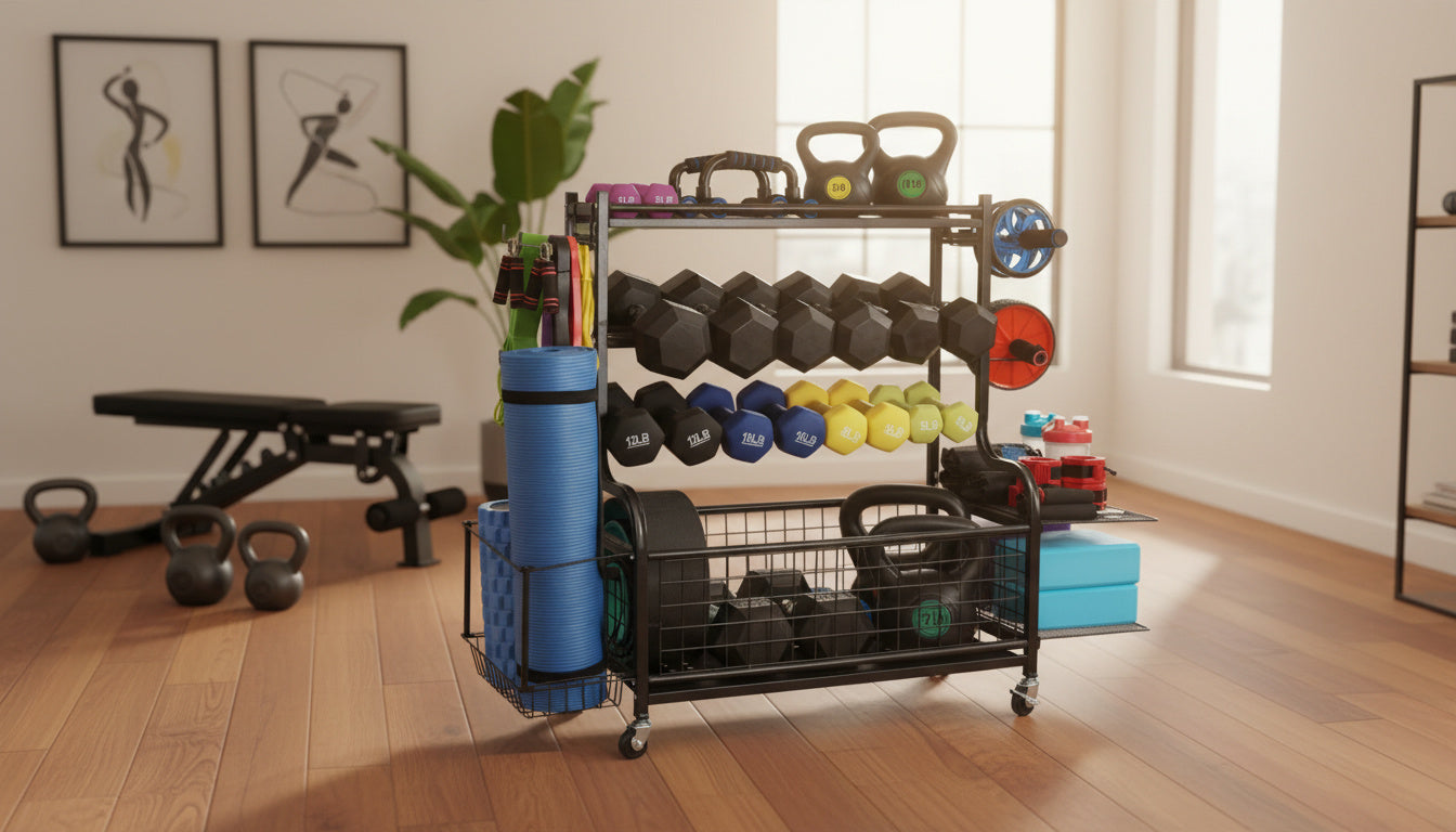 The Ultimate All-In-One Home Gym Storage Rack (Built Heavy, Built Smar ...
